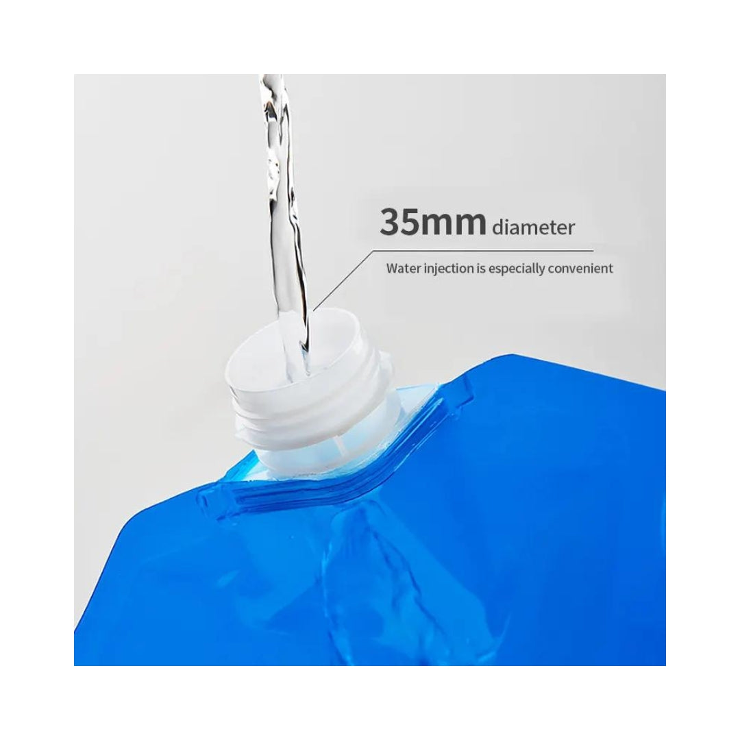 Folding 5 Ltr PE Drinking Water Bag With Tap– Prago Outdoors