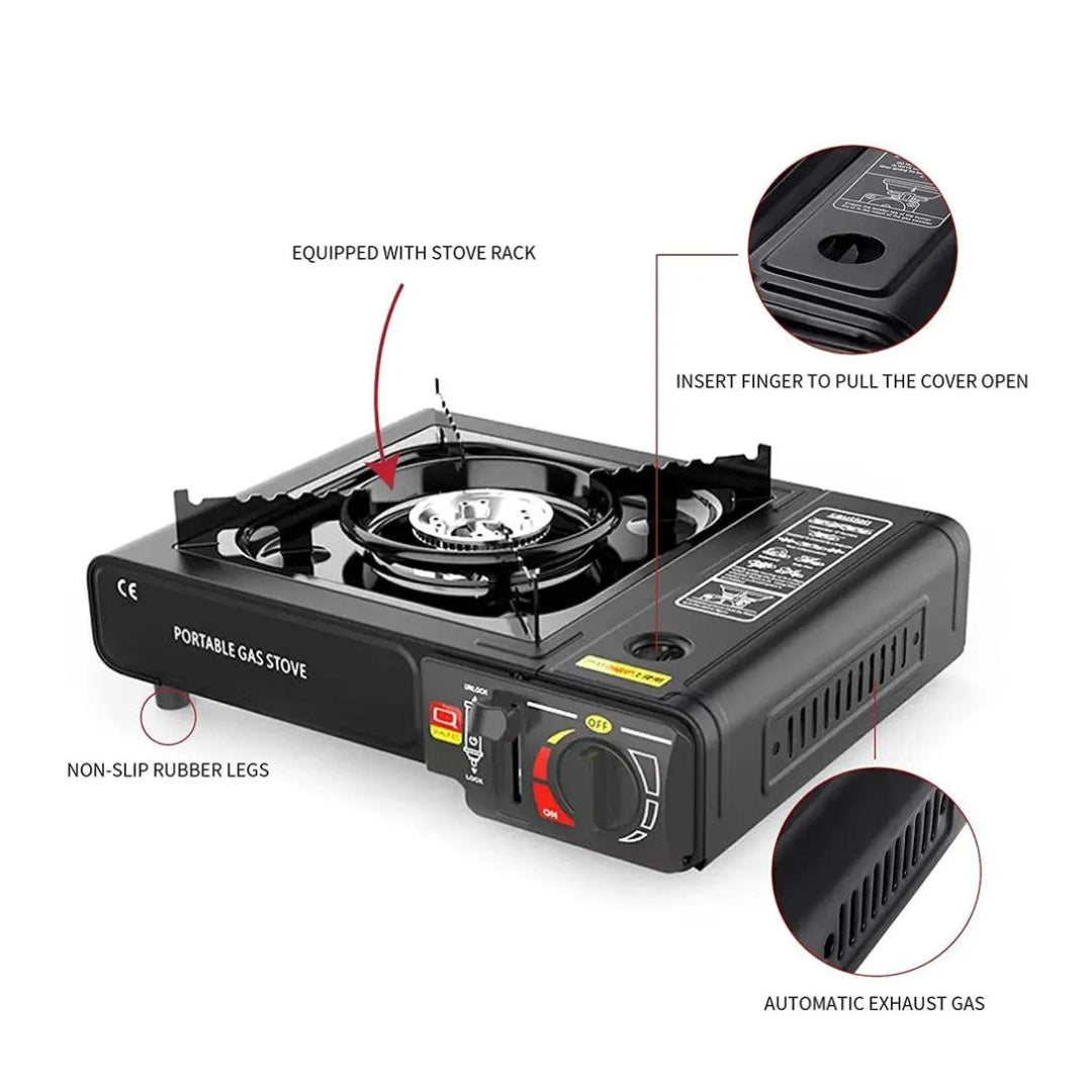 Camping Portable Gas Stove (Butane + lpg) (carton box packing)– Prago ...