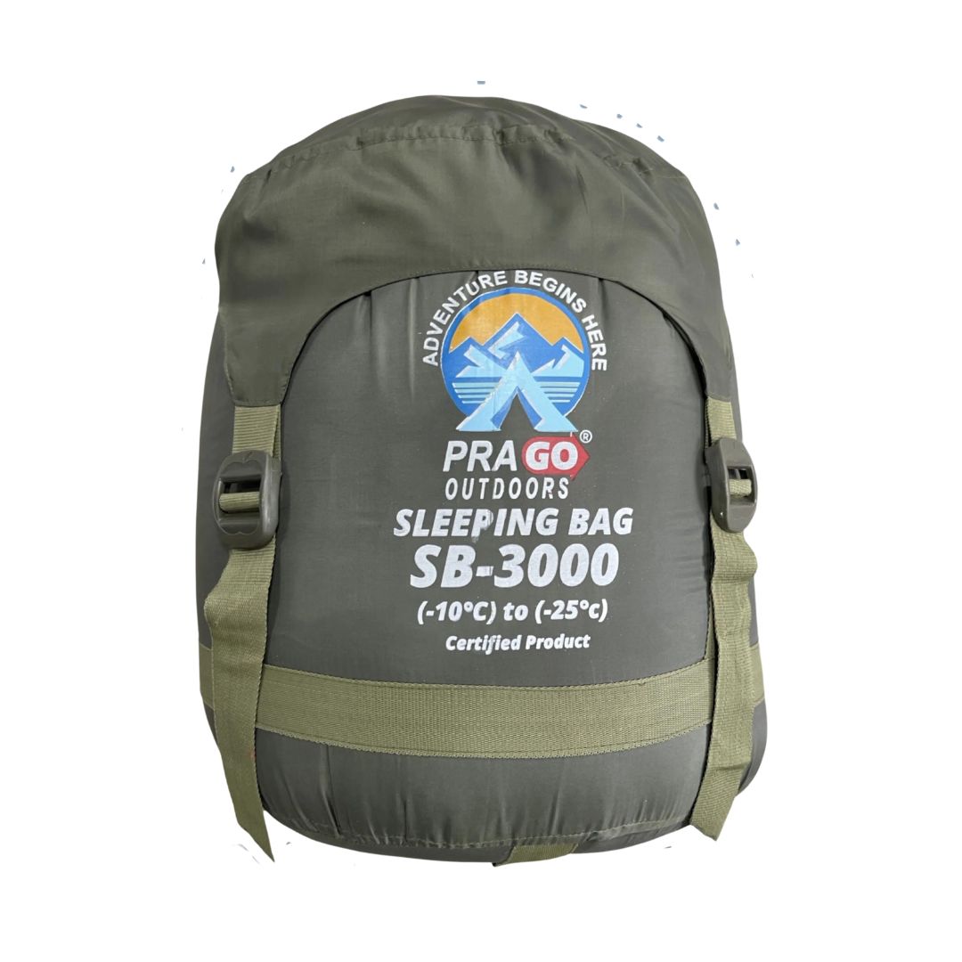 Sleeping Bag SB-3000 (-5 to -25 Degree Celsius ) Six Layer– Prago Outdoors