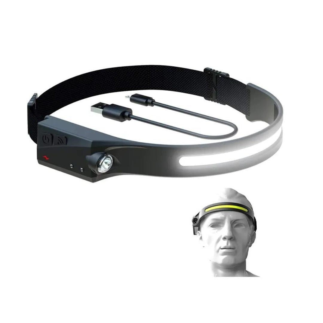 230 Degree strip headlamp rechargeable – Prago Outdoors