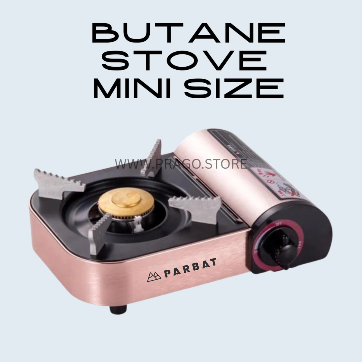PARBAT Aluminum Made Camping Portable Butane Stove Outdoor Mini Size P ...