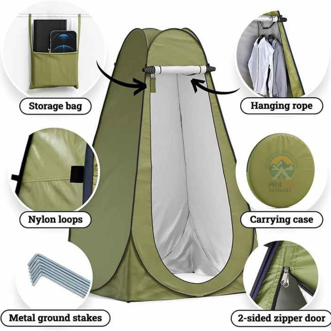 Portable Pop-Up Privacy Tent | Instant Changing Room & Shower Tent ...